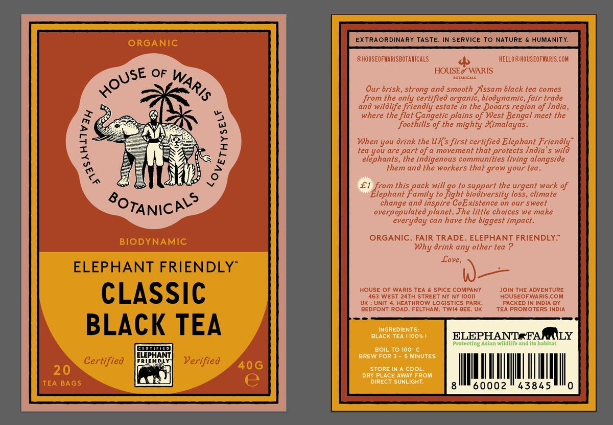 Elephant Friendly - Classic Black Tea – houseofwarisbotanicals